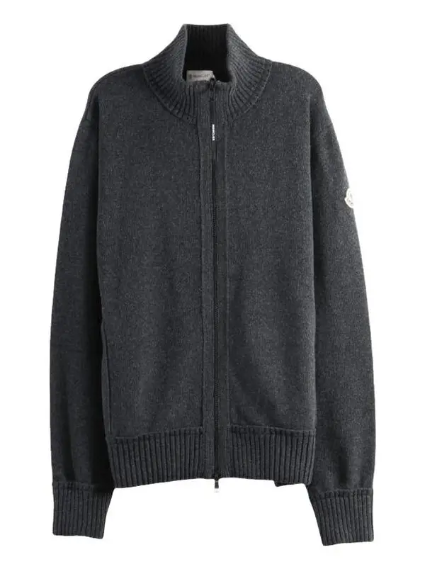 Moncler Grey Sweaters & Knitwear Cardigans - Gray