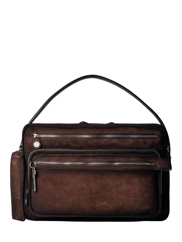 Acne Studios Camero Party Suede Shoulder Bag - Multicolor