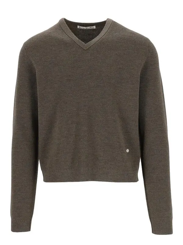 Acne Studios Merino Wool Sweater - Gray