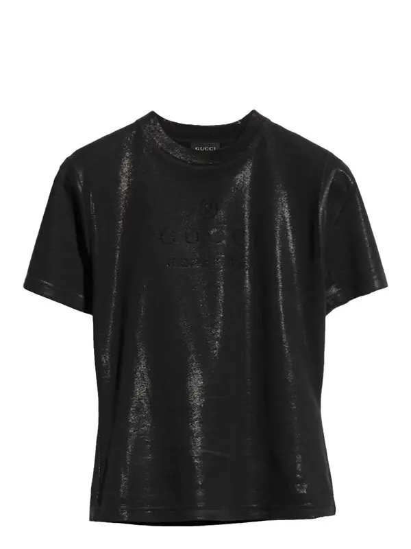 Gucci Jersey T-shirt With Gg Print - Multicolor