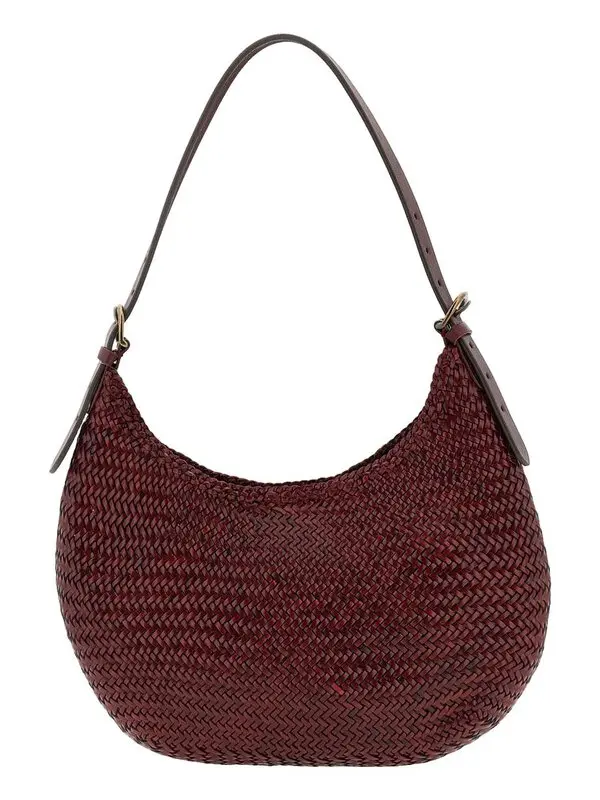 Dragon Diffusion Borsa A Spalla Luna Mezza - Rosso