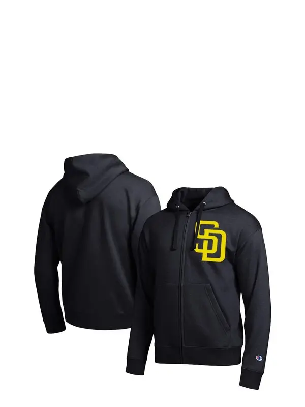 Champion San Diego Padres All-star Full-zip Hoodie - Black