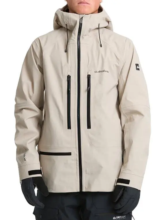 Quiksilver Propath 30k Waterproof Shell Jacket - String
