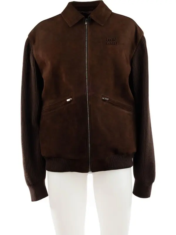 Miu Miu Clothing Jackets - Brown
