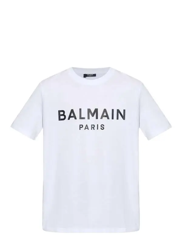 Balmain Print T-shirt - White