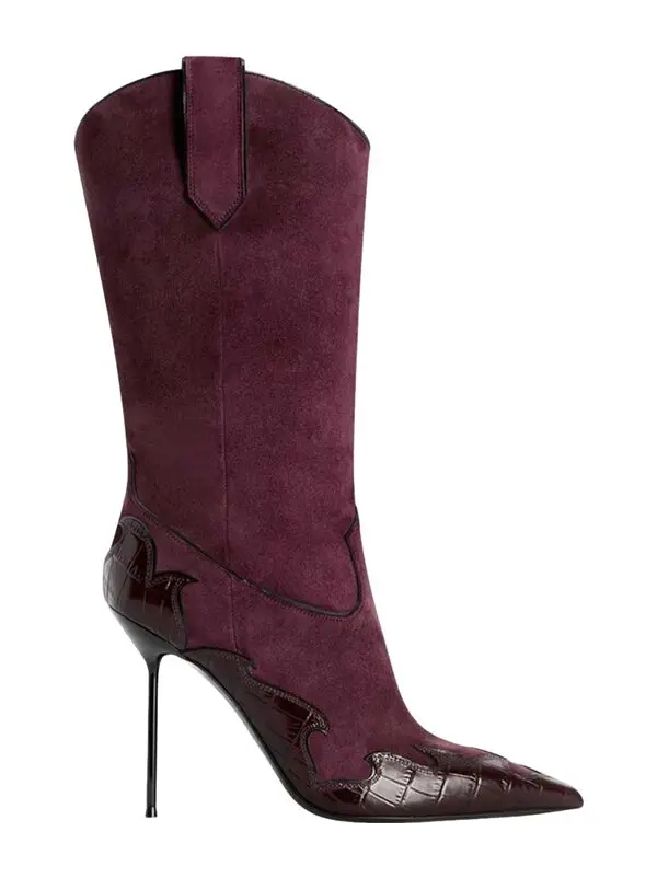 Paris Texas Lidia Queen Of Hearts Boot 105 - Red
