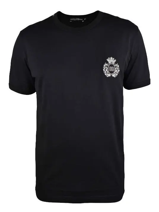 Dolce & Gabbana Heraldic Patch T-shirt - Black