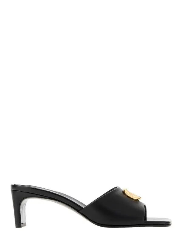 Gucci Nappa Leather Mules - Black