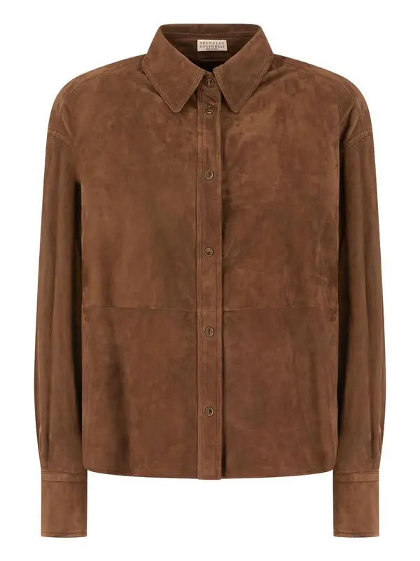 Brunello Cucinelli Clothing Jackets - Brown