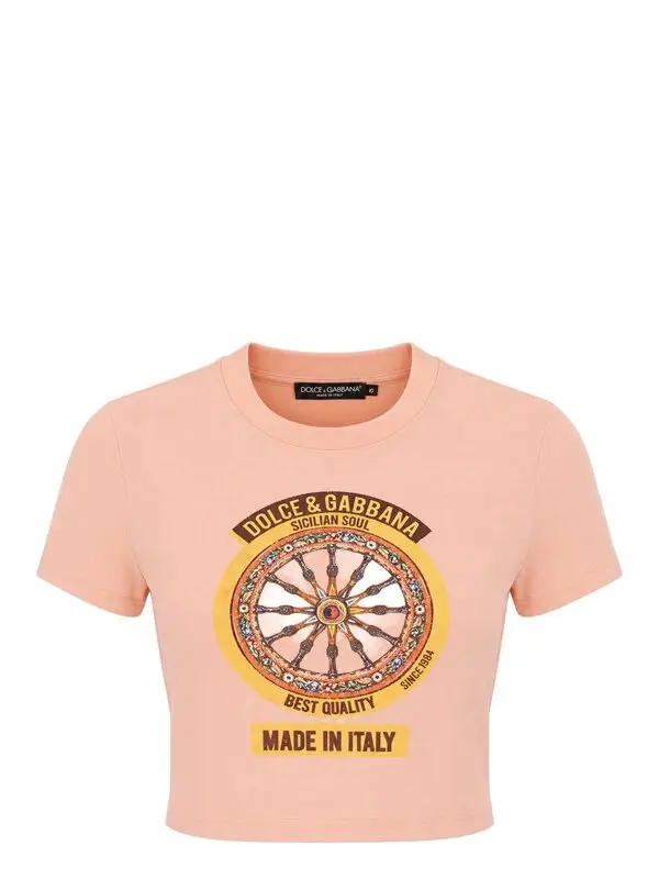 Dolce & Gabbana Clothing T-shirt - Pale Peach