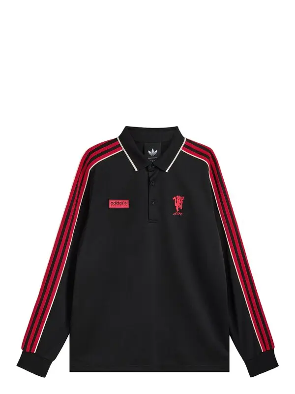 Adidas Manchester United Spzl F.c. Polo Shirt - Black