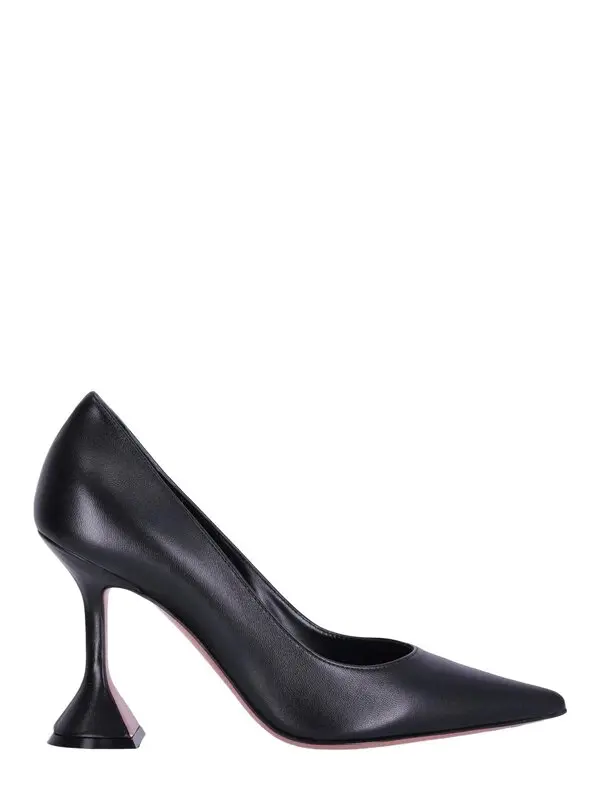 Amina Muaddi Ami 95 Nappa Pumps - Black