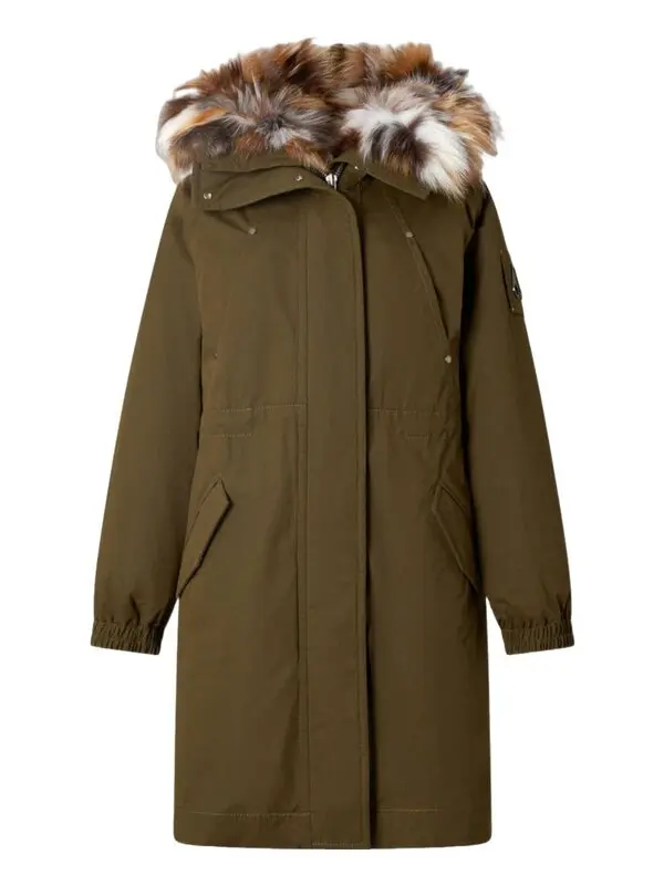 Moose Knuckles Pioneer Fur Down Parka - Combat