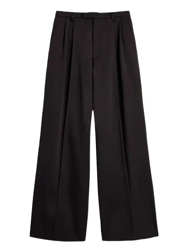 Soeur Pleated Casual Trousers - Black