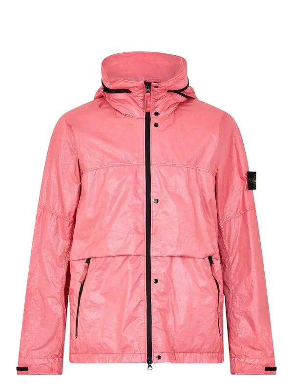 Stone Island Hooded Windbreaker - Pink