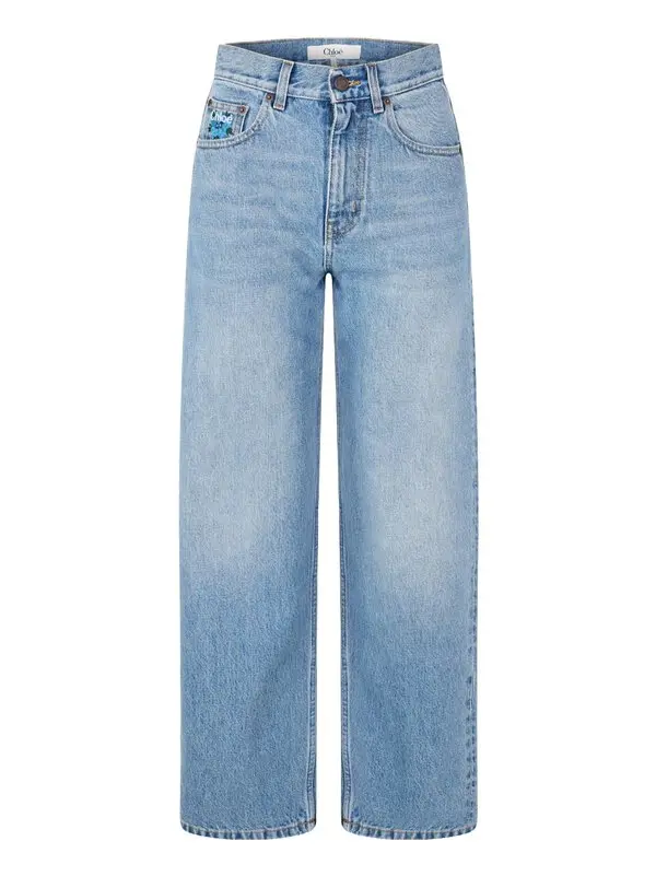Chloé Wide-leg Jeans - Blue