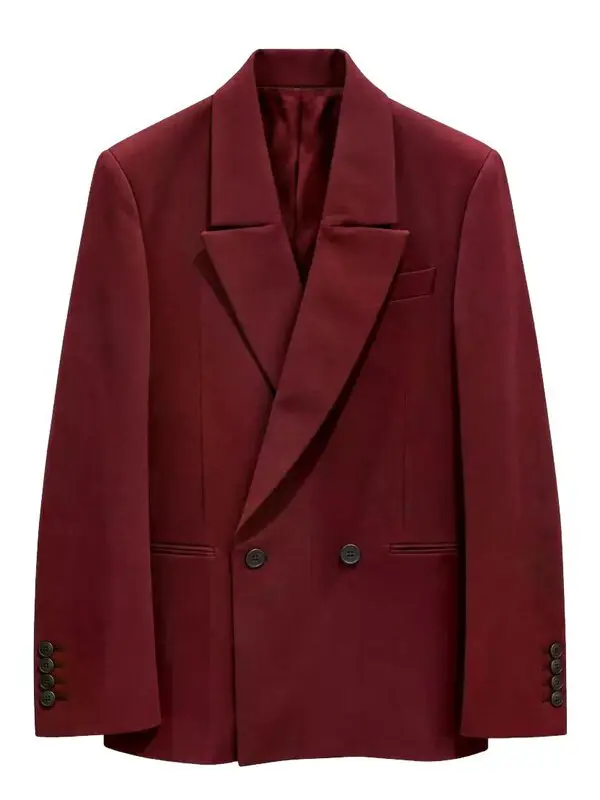 COSTUMEIN Donatien Single-breasted Wool Blazer - Red