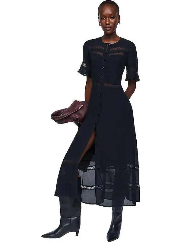 REFORMATION Woodson Midi Dress - Red