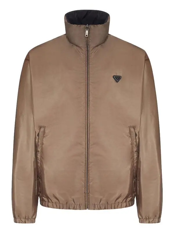 Prada Re-nylon Jacket - Taupe Brown