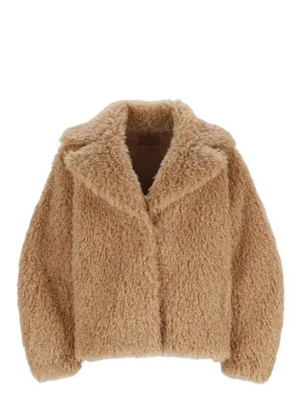 LEON & LOULOU PARIS Cashmere-style Sports Jacket In 100% Polyester - Beige