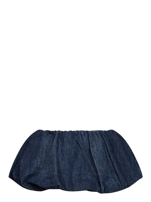 DIESEL® Blue Denim Balloon Mini Skirt - Multicolor