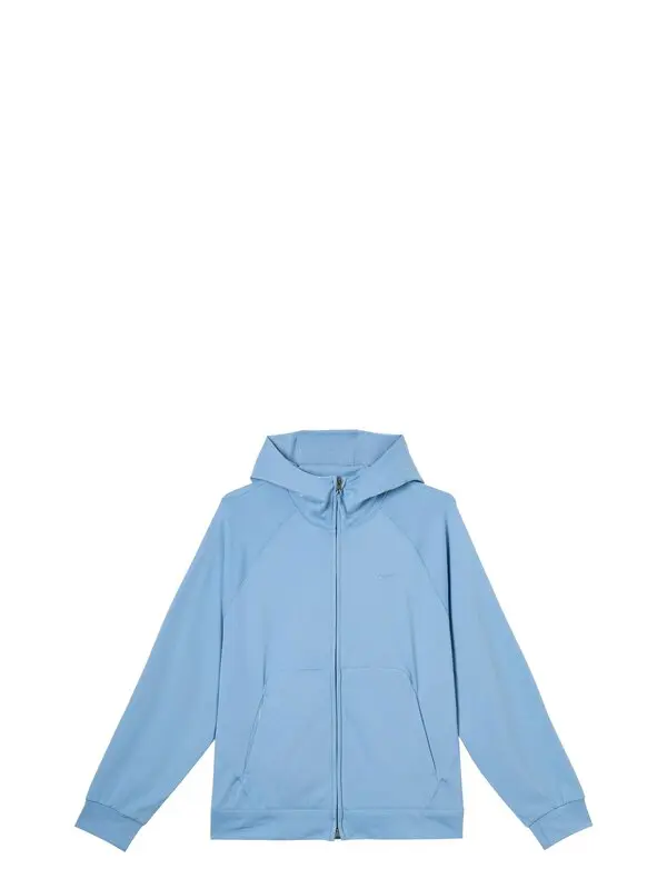 Nike Primary Nano Knit Dri-fit Uv Full-zip Hoodie 'work Blue - Work Blue/work Blue