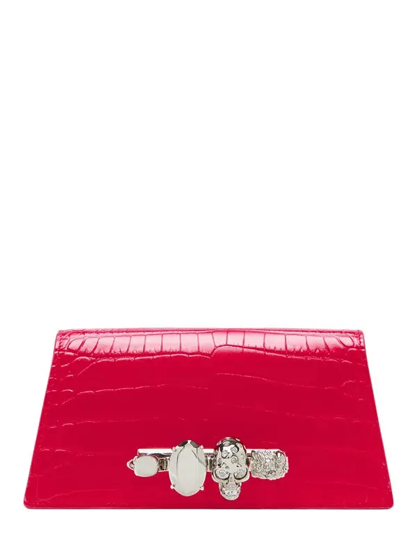 Alexander McQueen Jewelled Micro - Red