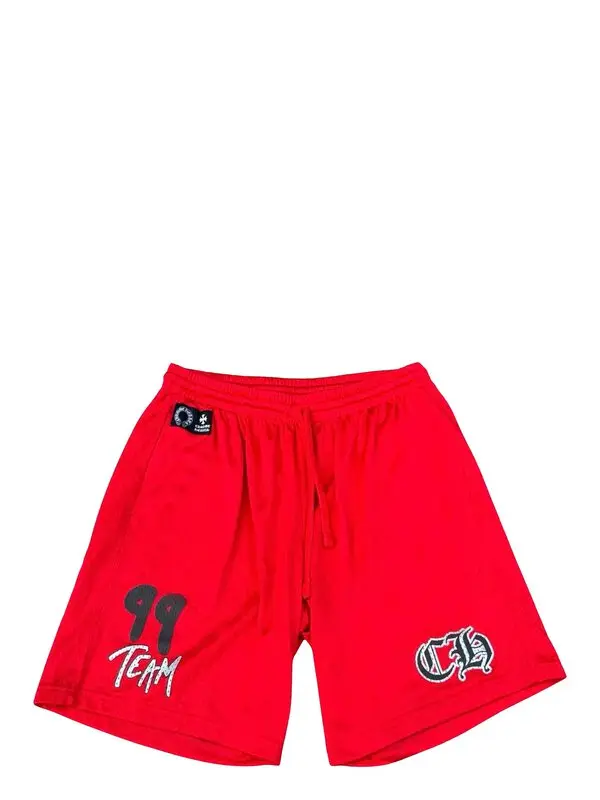 Chrome Hearts Stadium Mesh Shorts - Red