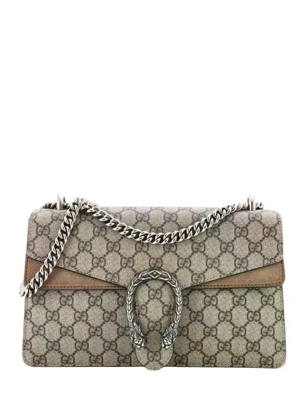 Gucci Dionysus Bag Gg Coated Canvas Small Shoulder Bag - Brown