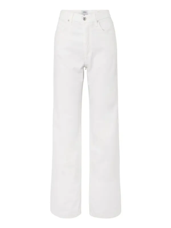 Citizens Of Humanity High-waisted Wide-leg Pants - White