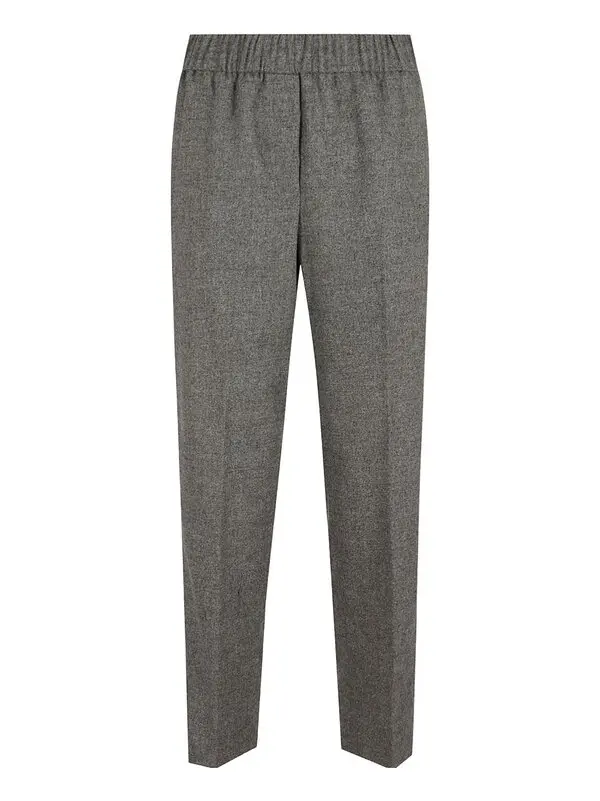Peserico Elasticated Waistband Pants - Gray