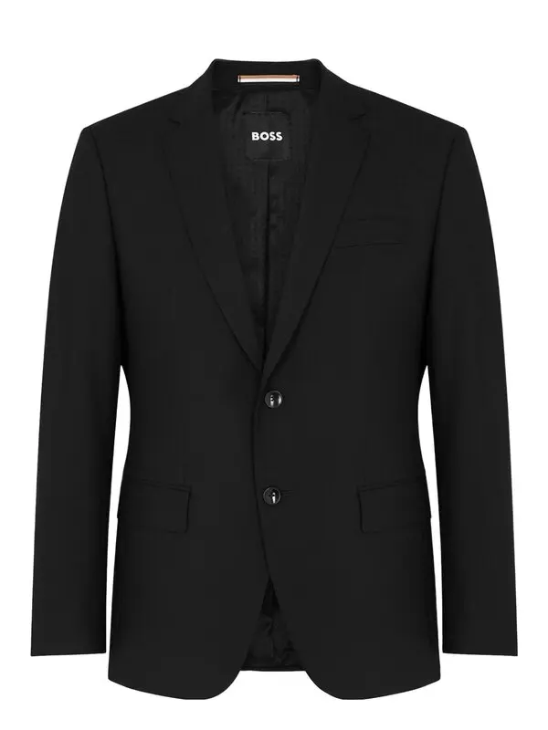 Hugo Boss A Two-button Suit Jacket - Black