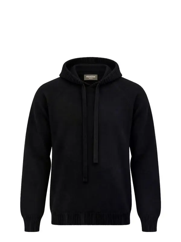 FRANZESE COLLECTION Rocky Balboa Wool Hoodie - Black
