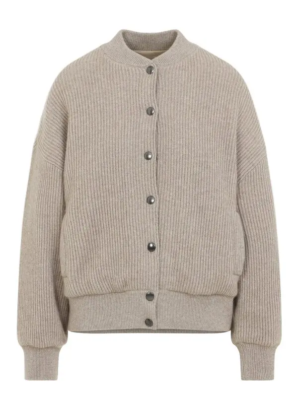 Brunello Cucinelli Cashmere Bomber Jacket - Multicolor