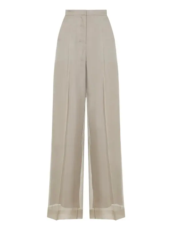 Max Mara Olivi Organza Pants - Multicolor