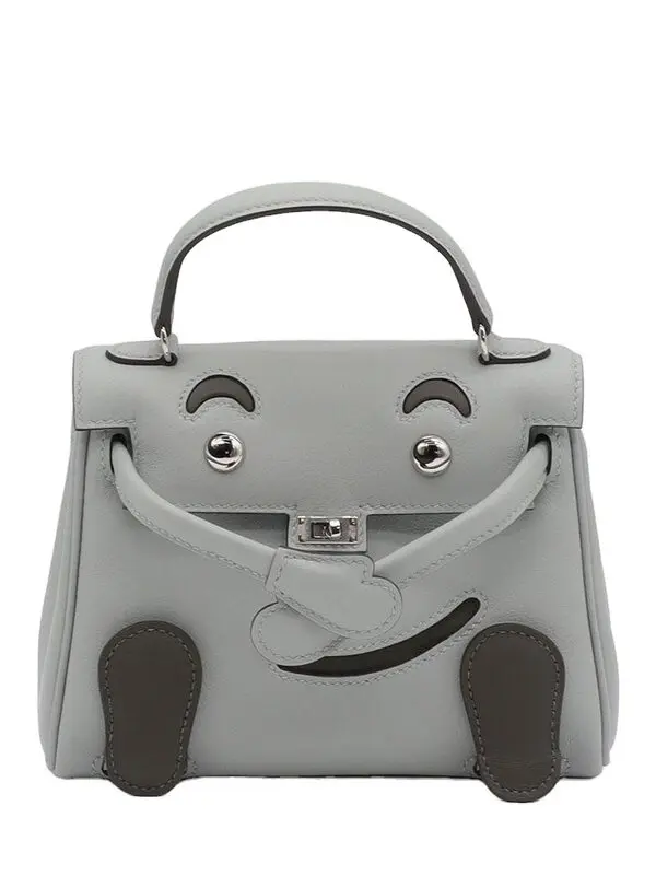 Hermès Kelly Bleu Glacier/ Vert Maquis Swift Palladium Hardware - Multi