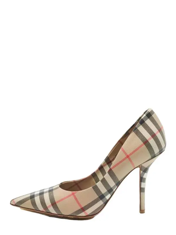 Burberry Vintage Check Pointed-toe Pumps - Neutrals