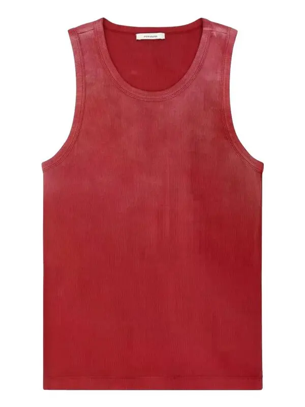 ENTIRE STUDIOS Ribbed-knit Tank Top - Red