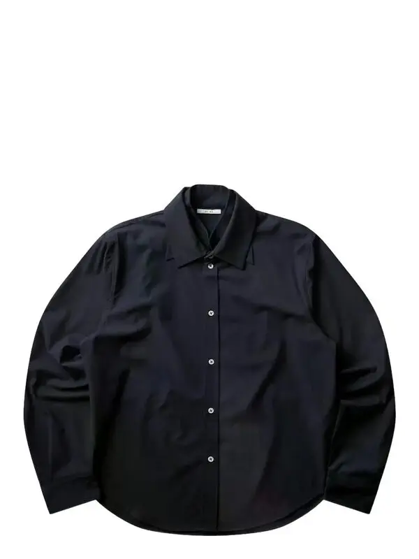_J.L - A.L_ Triple Collar Long-sleeve Button-down Shirt - Blue
