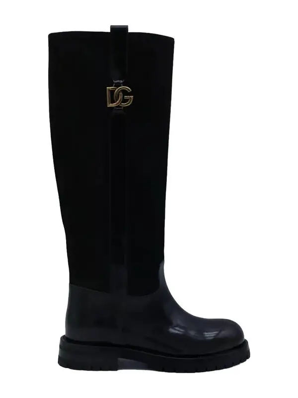 Dolce & Gabbana Suede Boots - Black