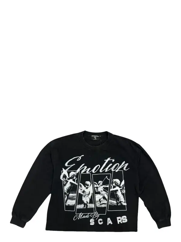 Mixed Emotion Playground Graphic-print T-shirt - Black