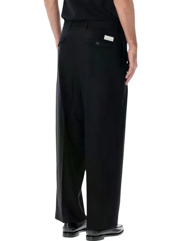 NINE:INTHE:MORNING Thiago Straight-leg Trousers - Black