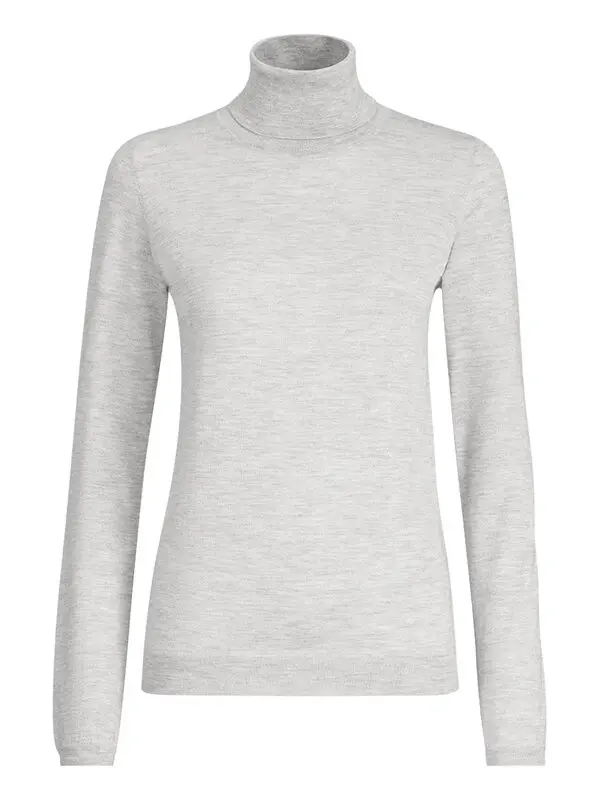 Brunello Cucinelli Cashmere-blend Sparkle Sweater - Grey