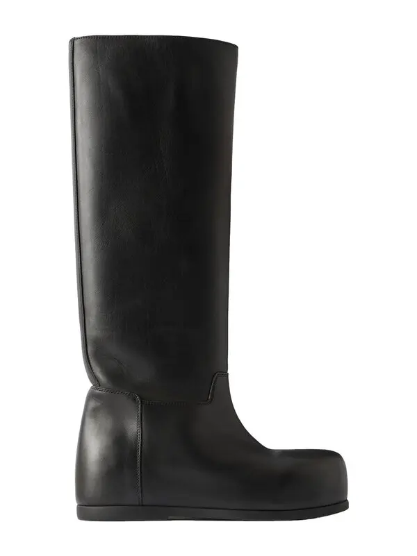CHRISTEN Defender 15 Leather Over-the-knee Boots - Black
