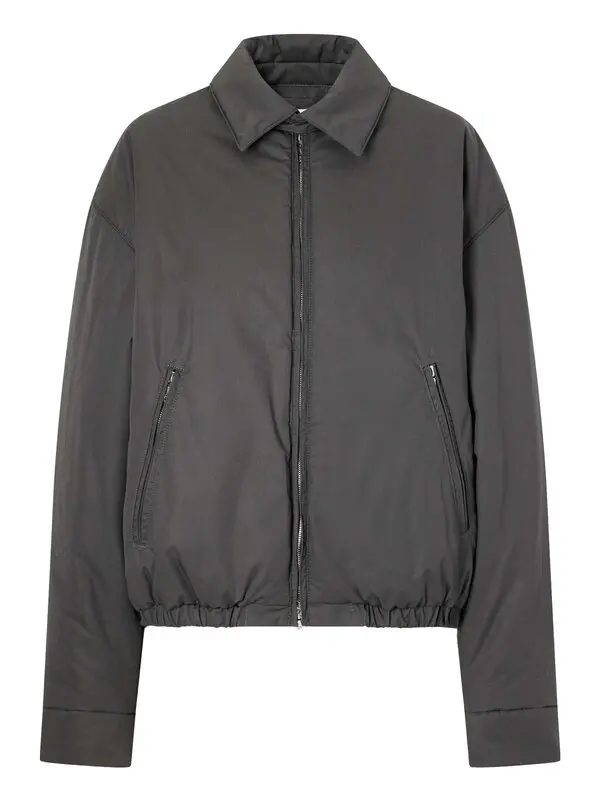RIER Plombe Padded Cotton-poplin Jacket - Dark Gray