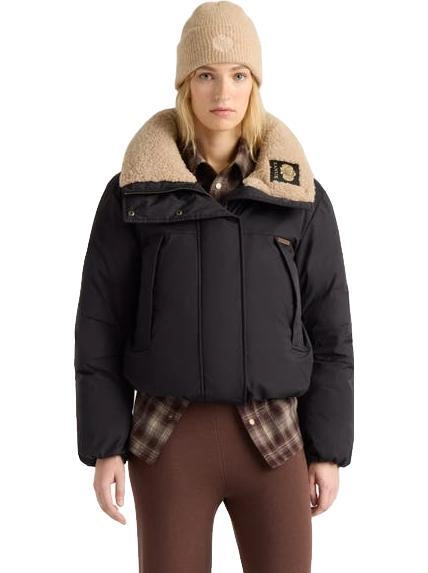 KANUK Clova Cropped Bomber - Black