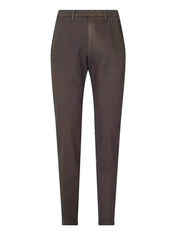 BRIGLIA 1949 Slim-fit Chino Trousers - Brown