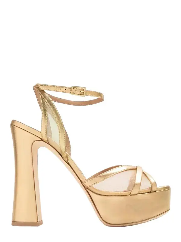 MALONE SOULIERS Sylvie Platform Sandals - Gold