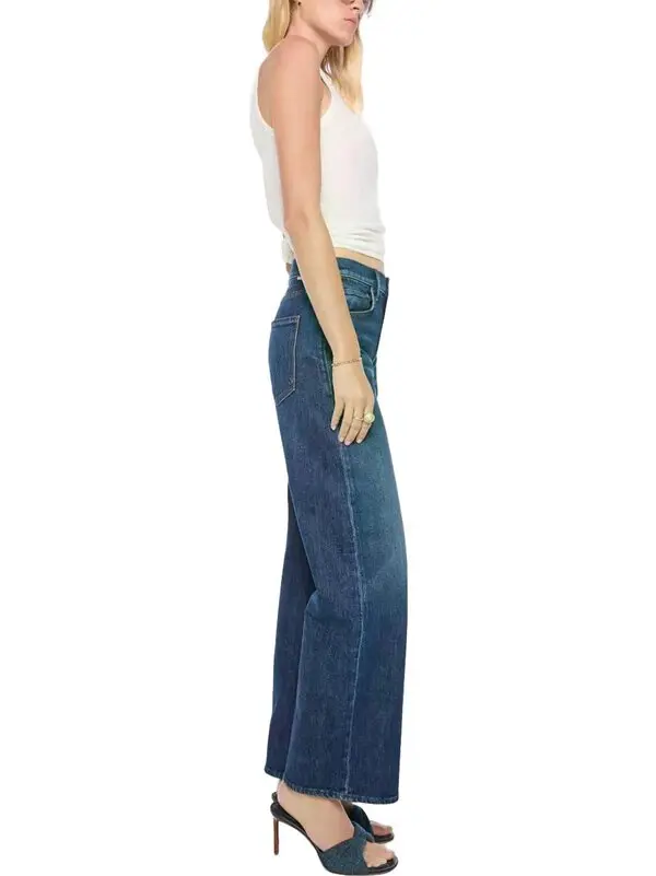 MOTHER Lasso Sneak Wide-leg Jeans - Blue