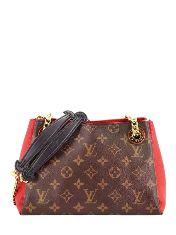 LOUIS VUITTON Surene Handbag Monogram Canvas With Leather Bb Shoulder Bag - Brown